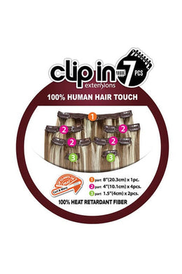 Eve Hair Platino Straight Clip-In Extensions - 7 pcs